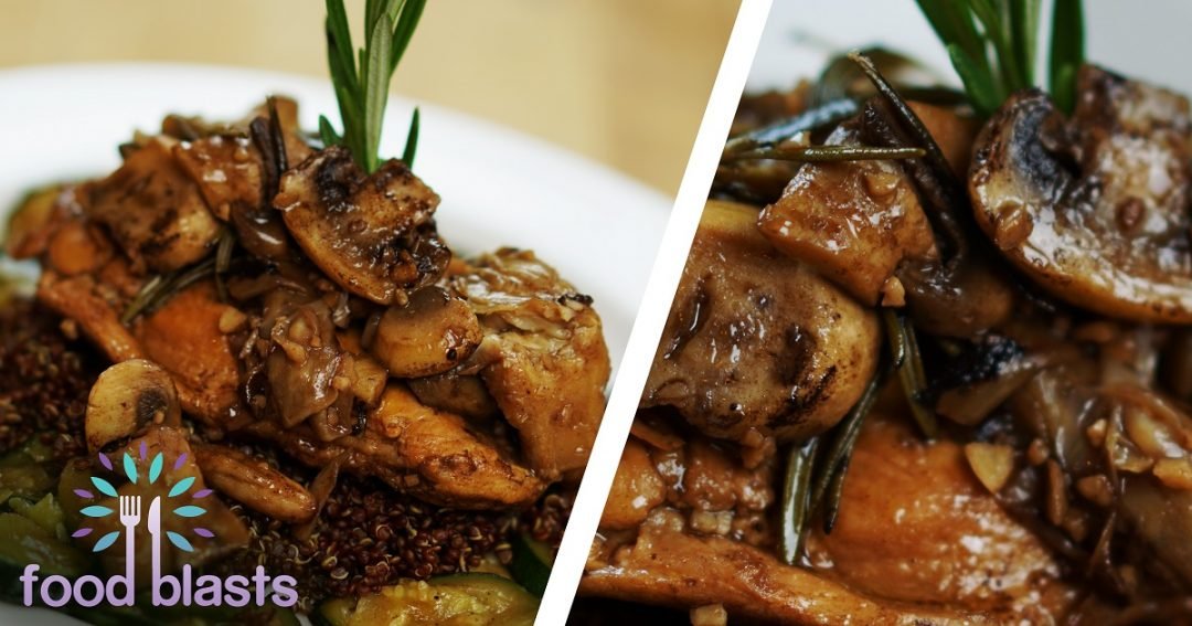 Garlic Balsamic Chicken - Food Blasts
