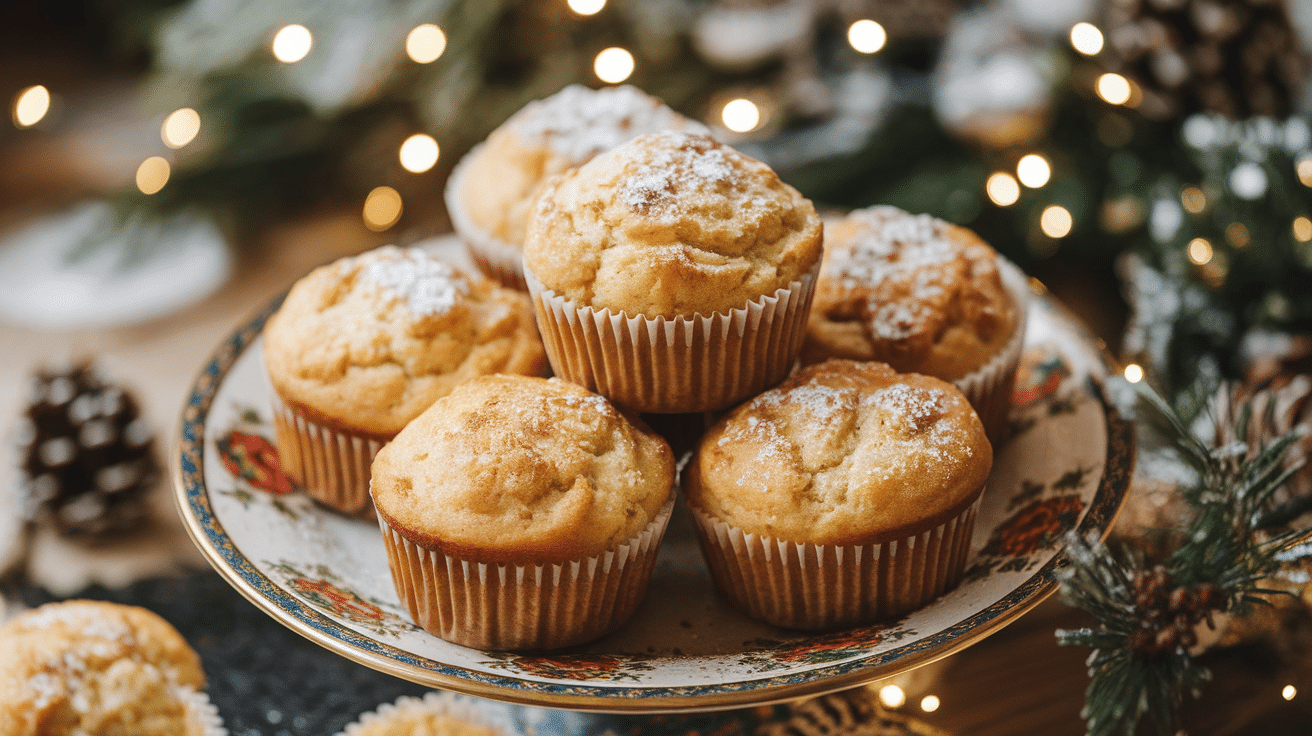 Festive Eggnog Muffins Recipe - Food Blasts