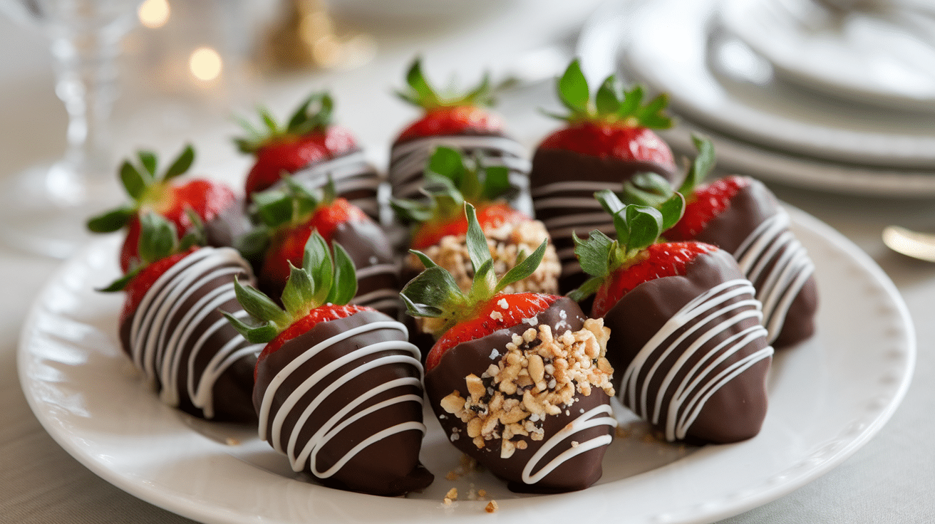 Decadent Dark Chocolate-Dipped Strawberries Recipe - Food Blasts