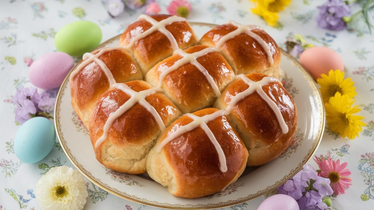 Traditional Easter Hot Cross Buns Recipe - Food Blasts